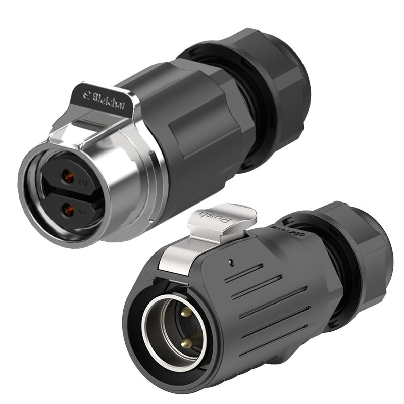 EW LP20 Waterproof Inline IP68 Connector Circular Plug