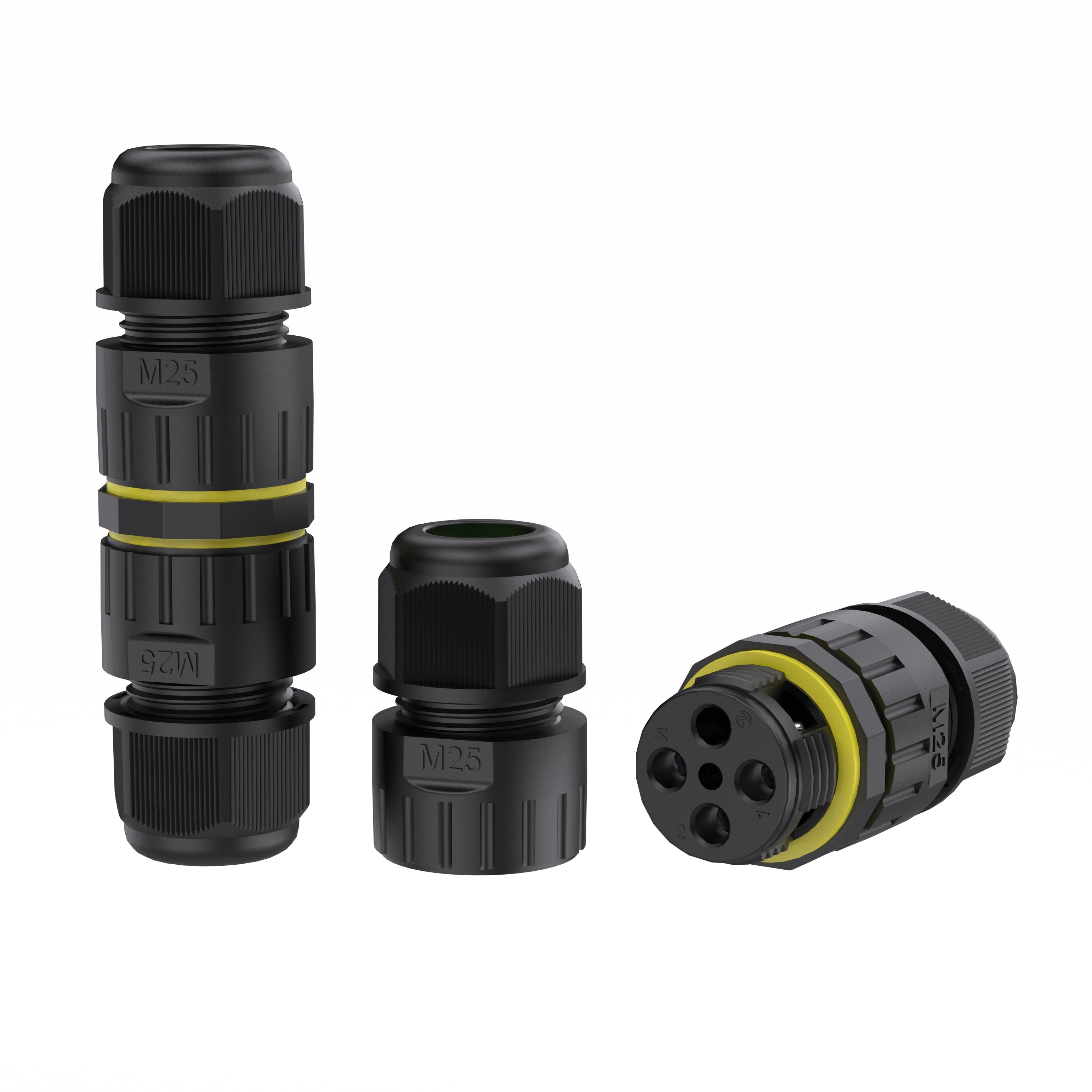 EW M25 Outdoor Waterproof Electrical Wire Connector