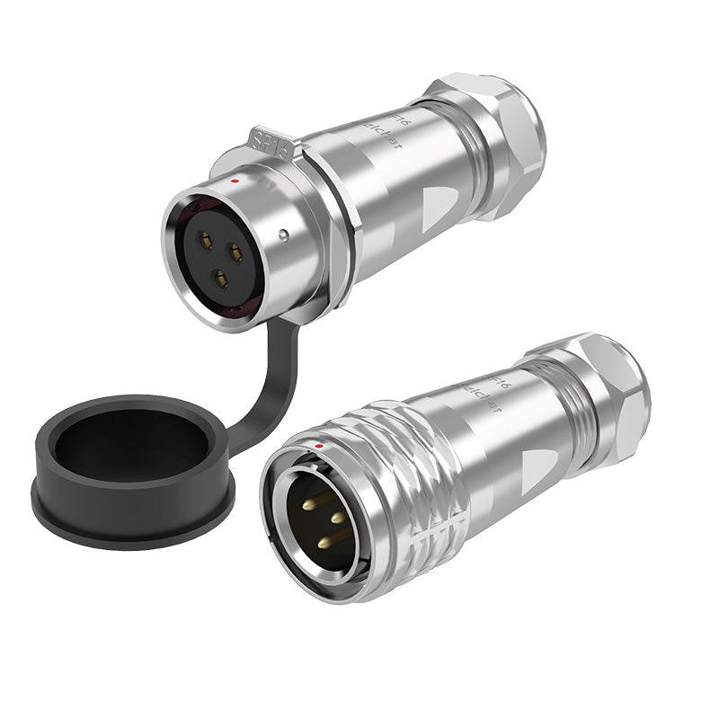 EW SF16 Circular Power Connector Types Waterproof Plug Connectors